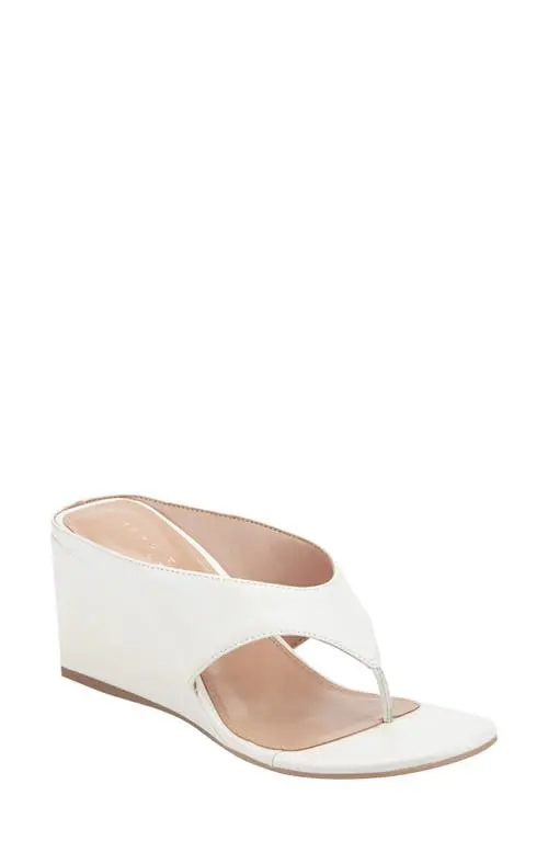 Marc Fisher Udena Wedge Flip Flop - Ivory