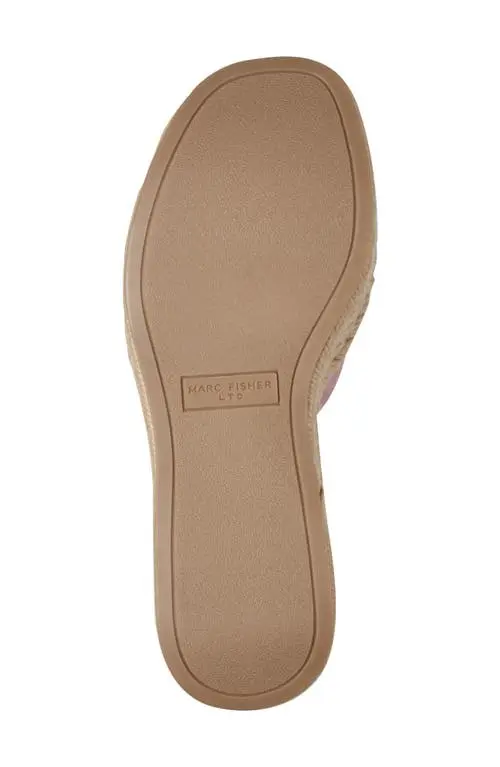 Marc Fisher Pasion Espadrille Platform Wedge Sandal - Medium Pink