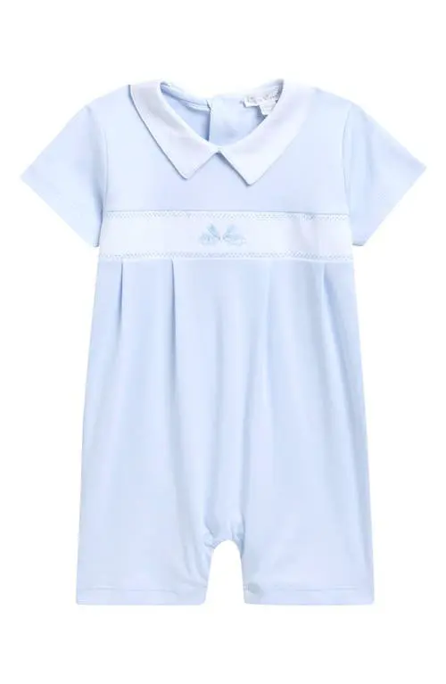 KISSY KISSY Bunny Pima Cotton Romper - Light Blue