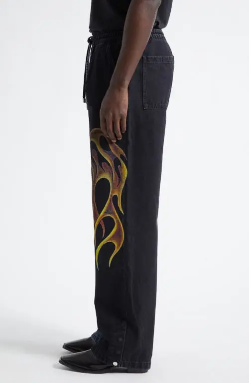 Amiri Spliced Baggy Jeans