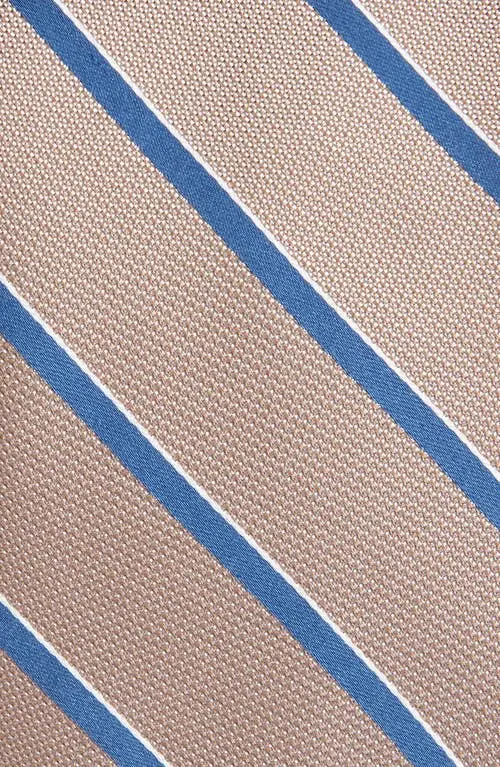 Nordstrom Laren Stripe Silk Tie - Blue