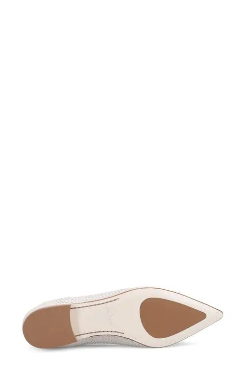 Ron White Jada Pointed Toe Flat - Ivory