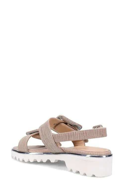 Ron White Callie Epi Slingback Platform Sandal