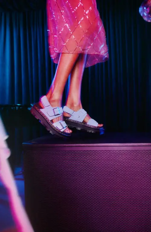 Dr. Martens Suede Sandals - Cornflower