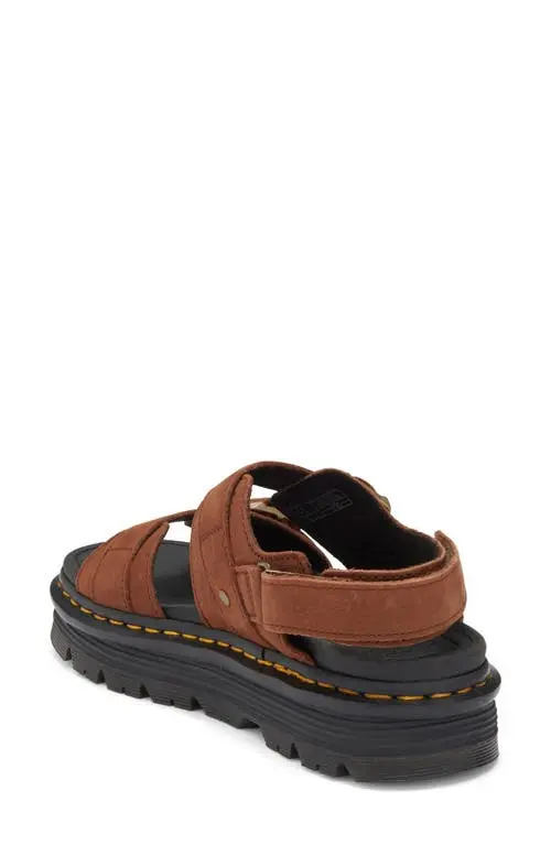 Dr. Martens Suede Sandals - Sepia Brn