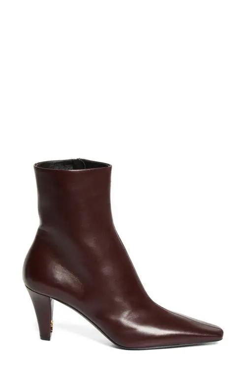 Saint Laurent Jill Bootie - Marron Glace
