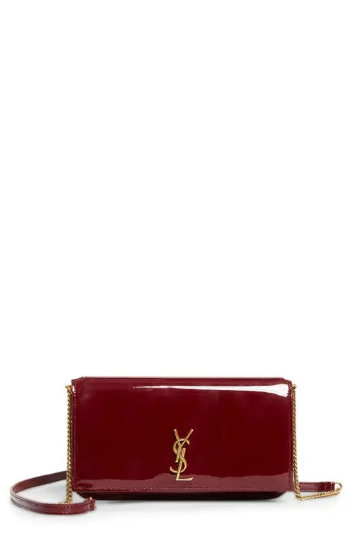Saint Laurent Cassandre Patent Leather Phone Bag