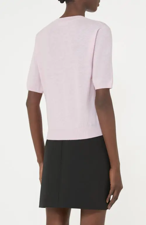 Max Mara Wool And Cashmere Crewneck Sweater - Pink