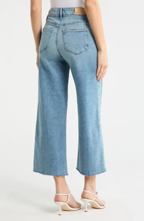Paige Vanessa Twisted Seam Wide Leg Jeans - Explorer