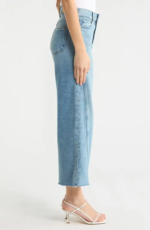 Paige Vanessa Twisted Seam Wide Leg Jeans - Explorer
