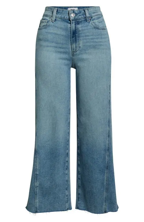 Paige Vanessa Twisted Seam Wide Leg Jeans - Explorer