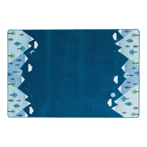 KAPLAN EARLY LEARNING COMPANY Tranquil Mountains Carpet - Blue