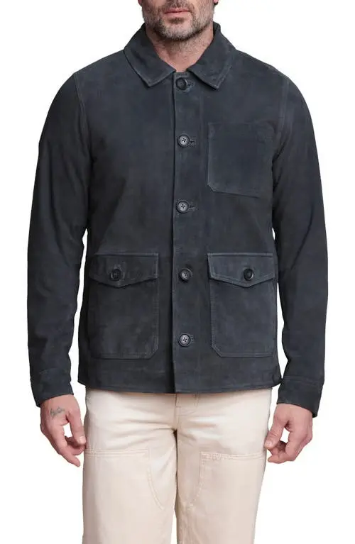 Bagatelle Suede Barn Jacket - Dusk
