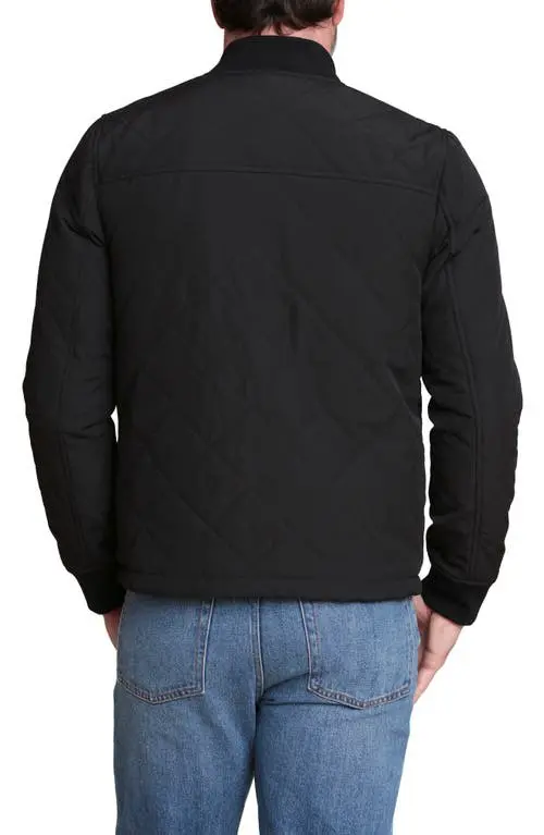 Bagatelle Quilted Bomber Jacket - Black