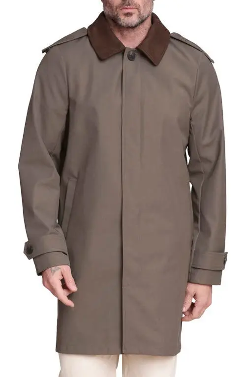 Bagatelle Combo Collar Mac Coat With Detachable Hood