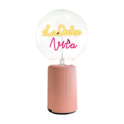 MITB Dolce Vita Portable Table Lamp - Pink
