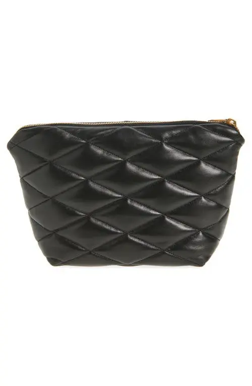 Saint Laurent Large Quilted Cosmetics Pouch