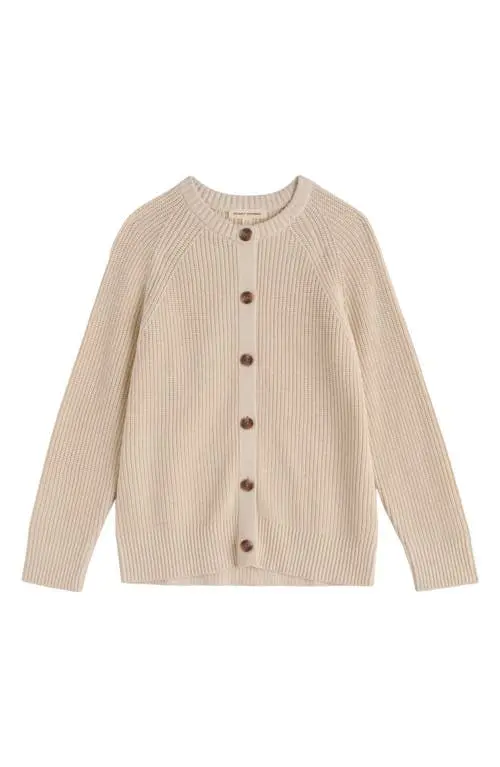 SEASALT CORNWALL Potters Meadow Organic Cotton Cardigan - Chalk