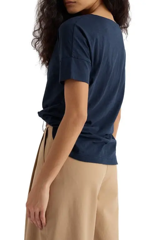 SEASALT CORNWALL Bryher View Organic Cotton T-shirt - Maritime