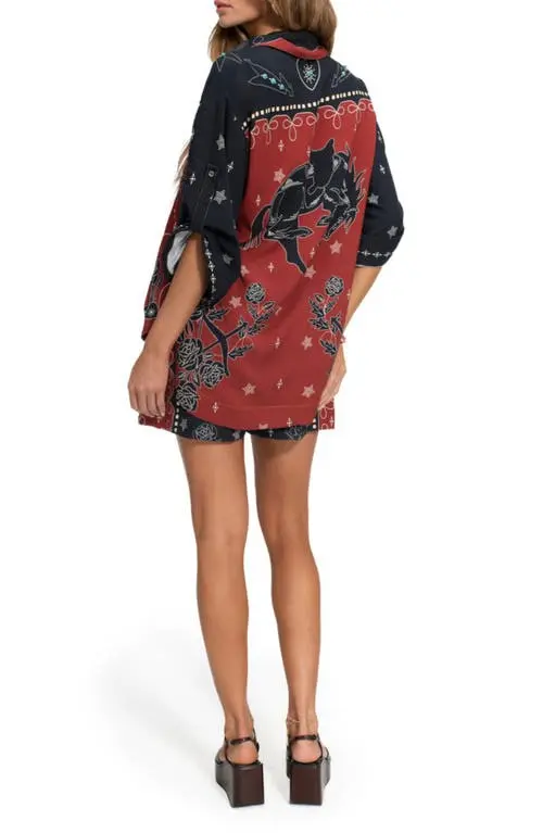 Agua Bendita Chrissy Bowly Cover-up Shirt