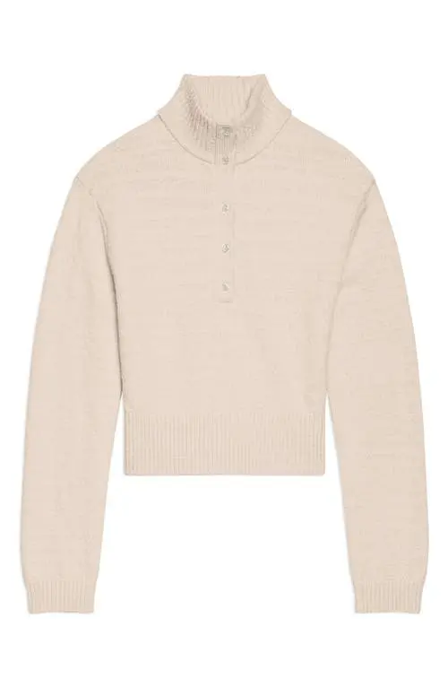 Helmut Lang Wool & Cotton Blend Slub Turtleneck Sweater