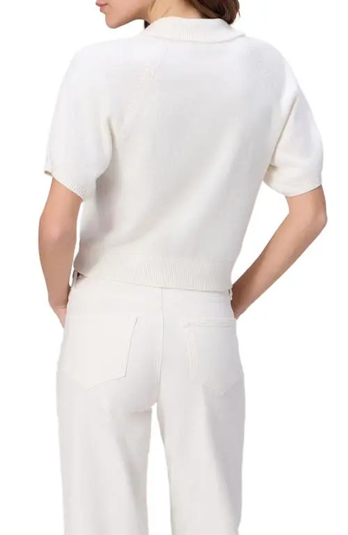 Paige Polo Sweater - Ivory
