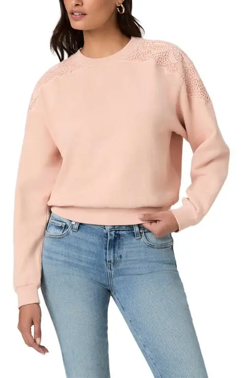 Paige Dagmar Embellished Sweatshirt - Light Pink