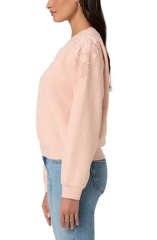 Paige Dagmar Embellished Sweatshirt - Light Pink