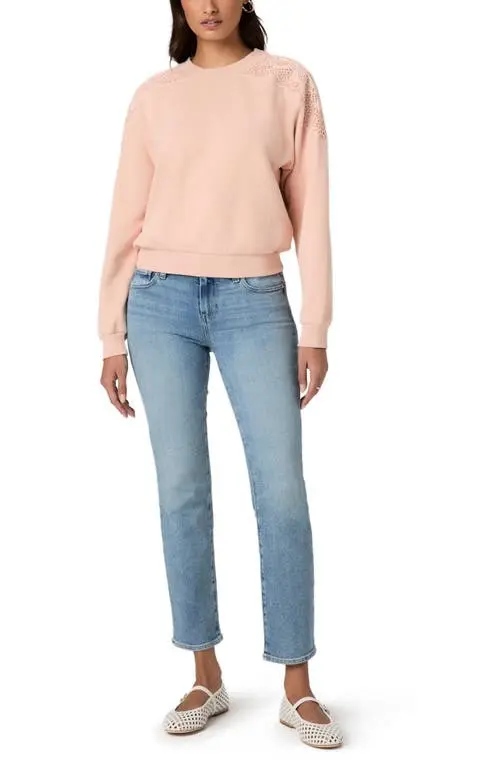 Paige Dagmar Embellished Sweatshirt - Light Pink