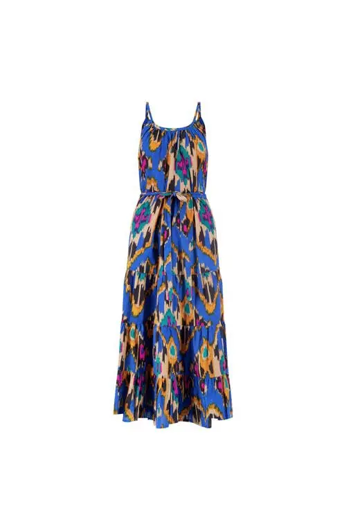 MER ST. BARTH Sabine Maxi Dress - Blue
