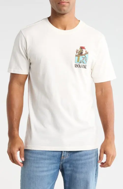 ROARK Enjoy Cotton Graphic T-shirt - Off White