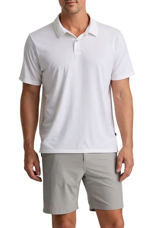 FREE FLY Elevate Polo - Bright White