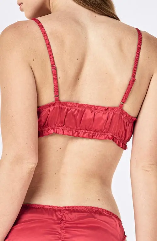 PAPINELLE Audrey Mulberry Silk Bralette