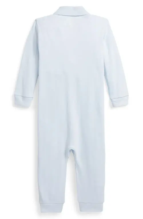 Ralph Lauren Snap Front Cotton Polo Romper