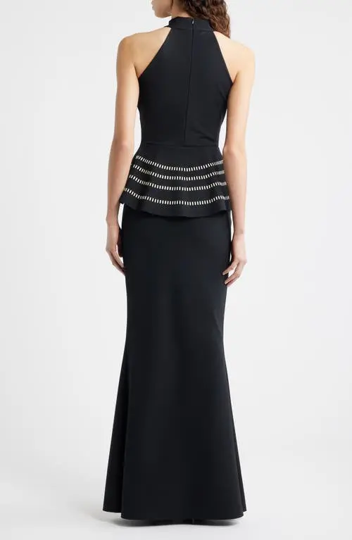 Chiara Boni La Petite Robe Imera Peplum Mermaid Gown