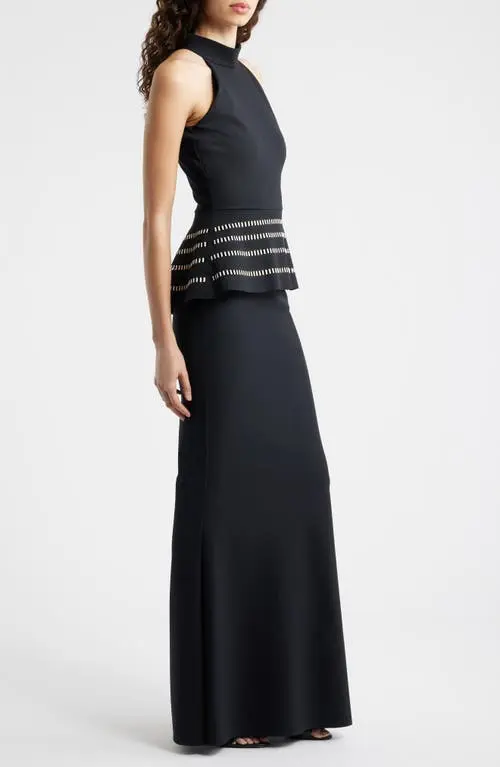 Chiara Boni La Petite Robe Imera Peplum Mermaid Gown