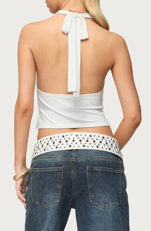 EDIKTED Crop Halter Top