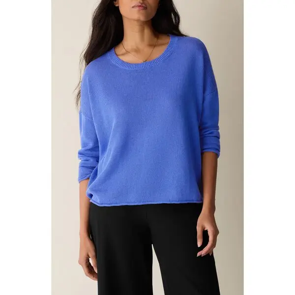 Eileen Fisher Organic Linen & Cotton Sweater
