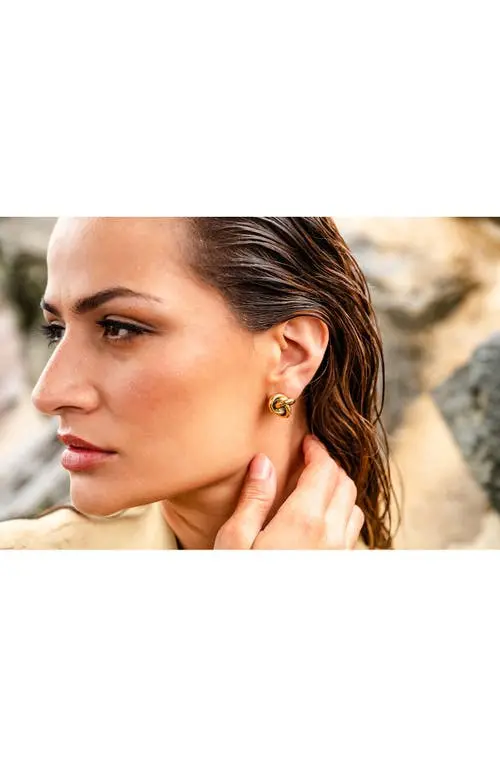 CHRISTINA CARUSO Love Knot Stud Earrings