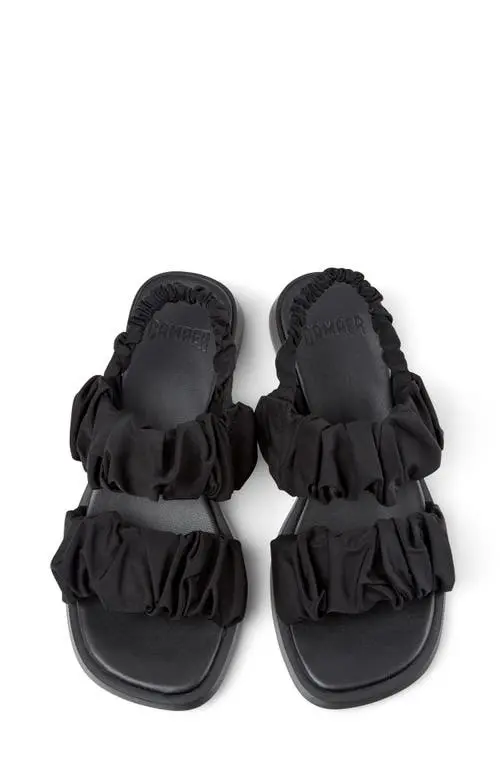 Camper Dana Ruched Slingback Sandal