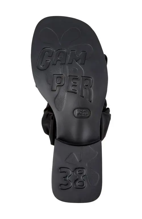 Camper Dana Ruched Slingback Sandal