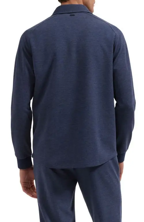 Bugatchi Soft Touch Snap-up Shirt - Navy