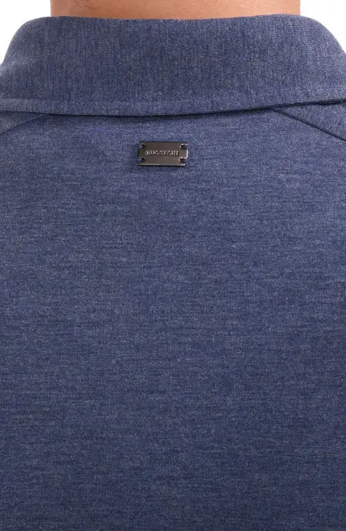 Bugatchi Soft Touch Snap-up Shirt - Navy
