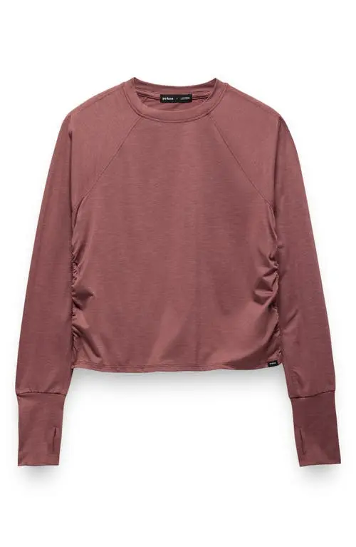 Prana Gathered Long Sleeve T-shirt - Newberry