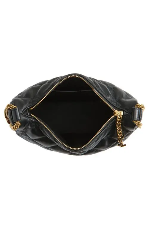 Saint Laurent Quilted Leather Hobo Bag