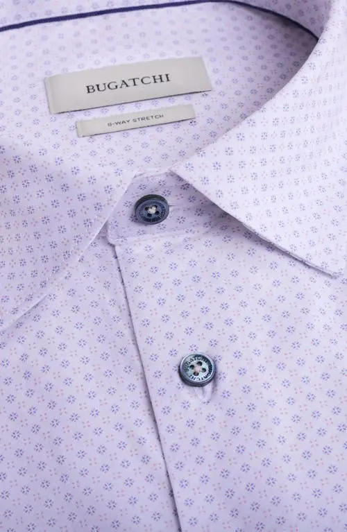Bugatchi James Ooohcotton® Geometric Print Button-up Shirt
