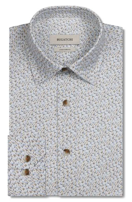 Bugatchi James Ooohcotton® Sailboat Print Button-up Shirt - Caramel