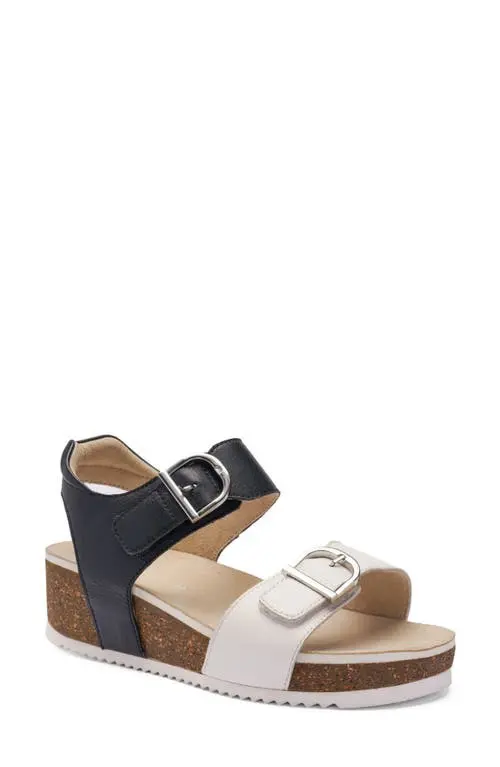 ARA Nova Platform Wedge Sandal - White