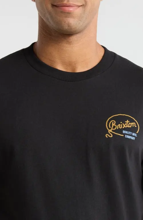 Brixton Gallatin Cotton Graphic T-shirt