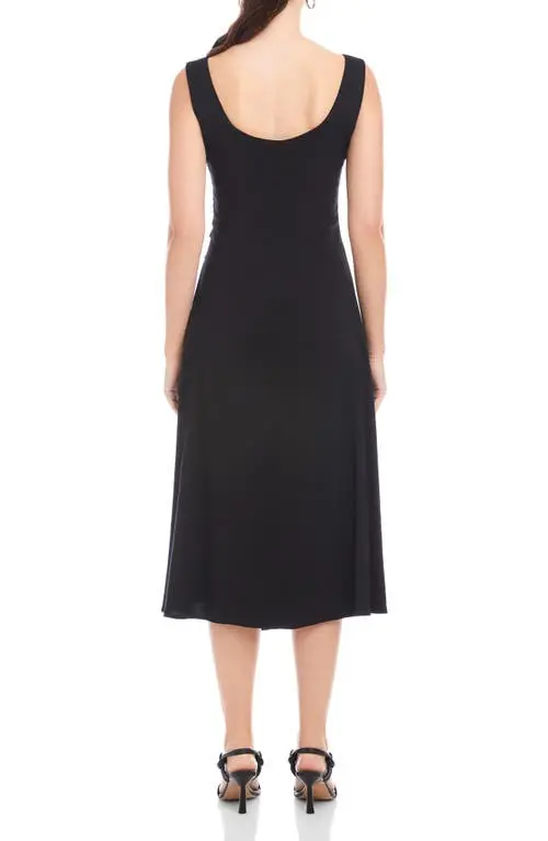 Fifteen Twenty Side Shirred Midi Dress